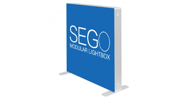 3.3 x 3.3ft. SEGO Lightbox Wall Trade Show Displays Graphic Package